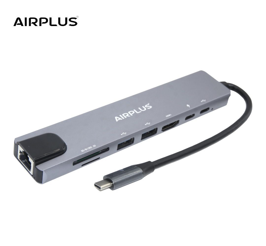Adaptateur USB-C® multiport 8-en-1 | Airplus